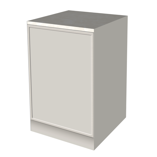 Lower cupboard 60 cm handleless | Cardboard Kitchen PURE