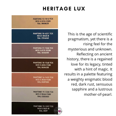 Color and Fabric trends 2020/2021